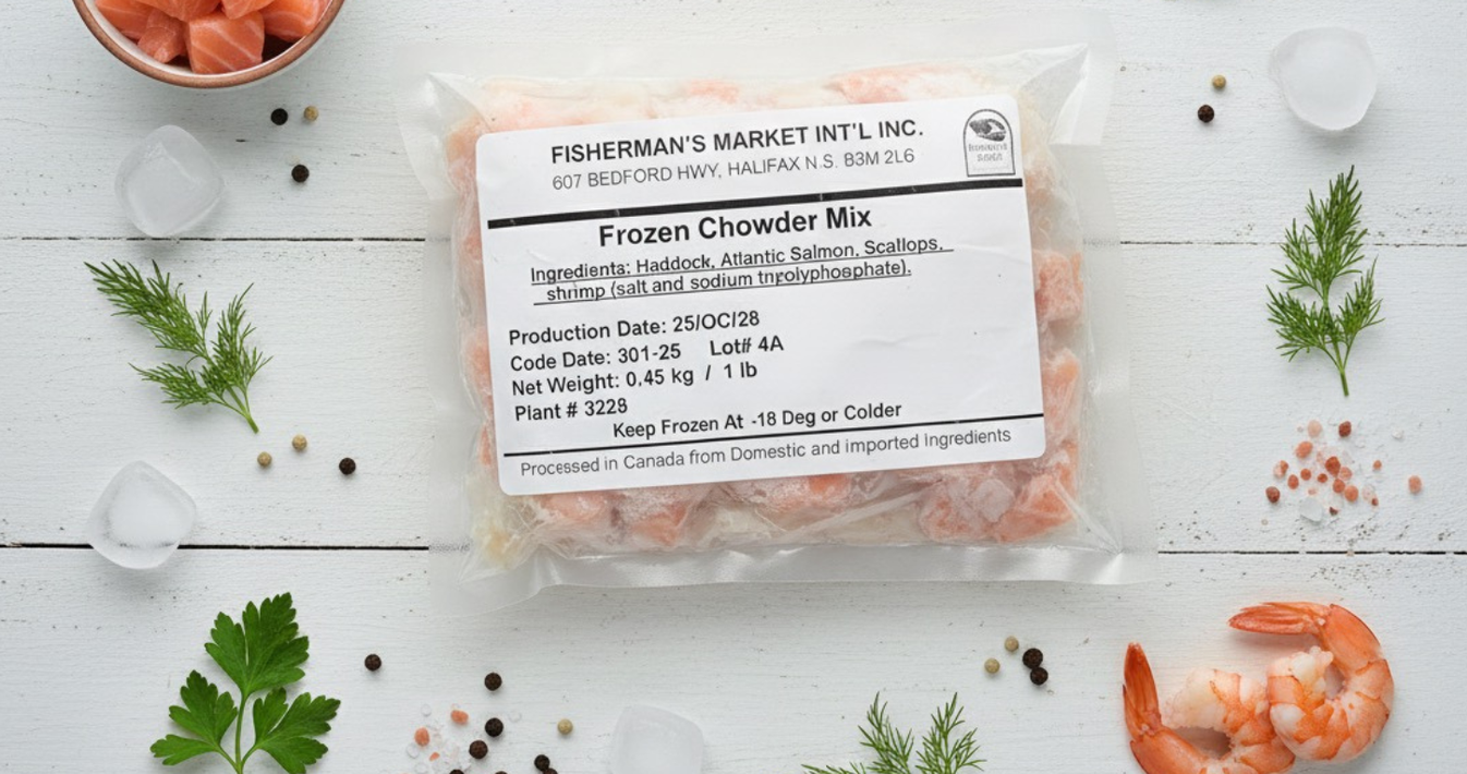 Frozen Chowder Mix – Seaside Fresh Lobster and Seafood